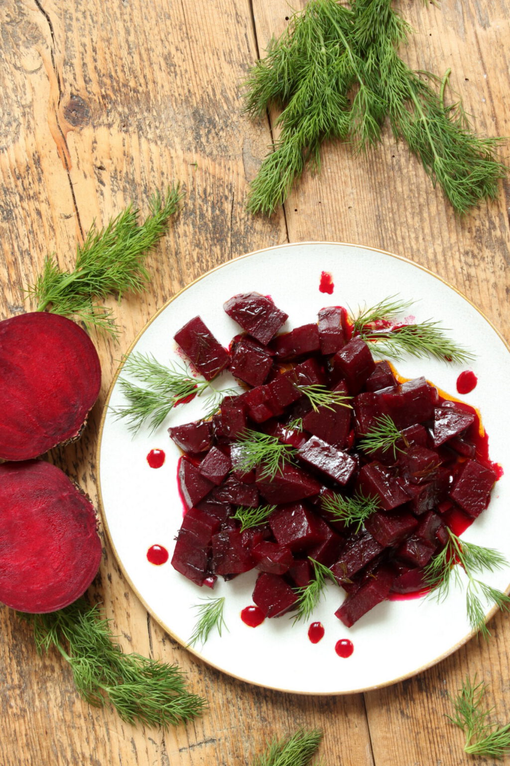 Rote-Bete-Salat mit Dill - einfach - gesund