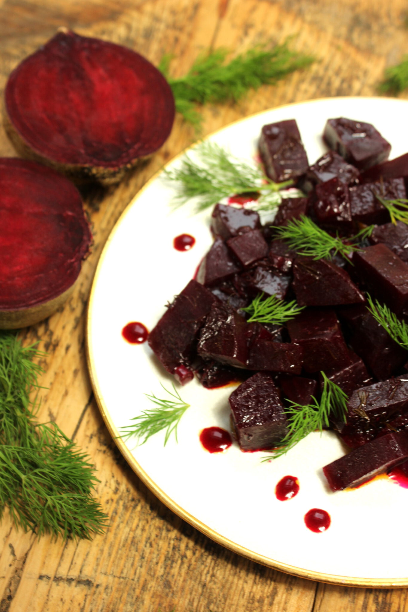Rote-Bete-Salat mit Dill - einfach - gesund