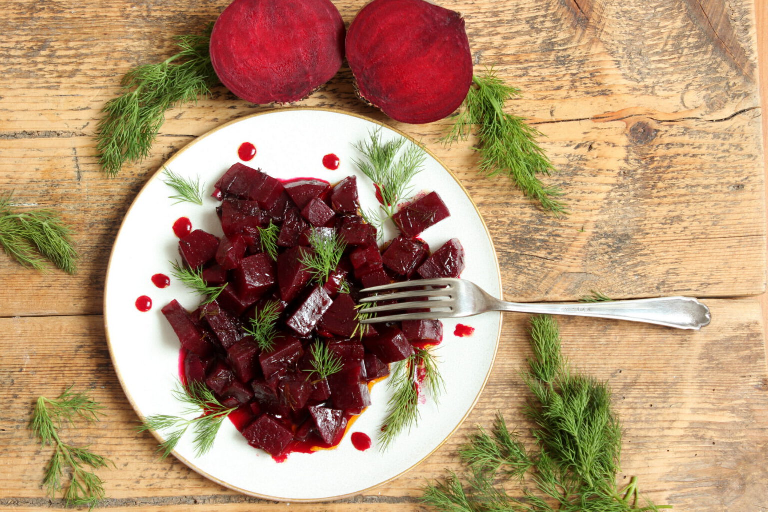 Rote-Bete-Salat mit Dill - einfach - gesund