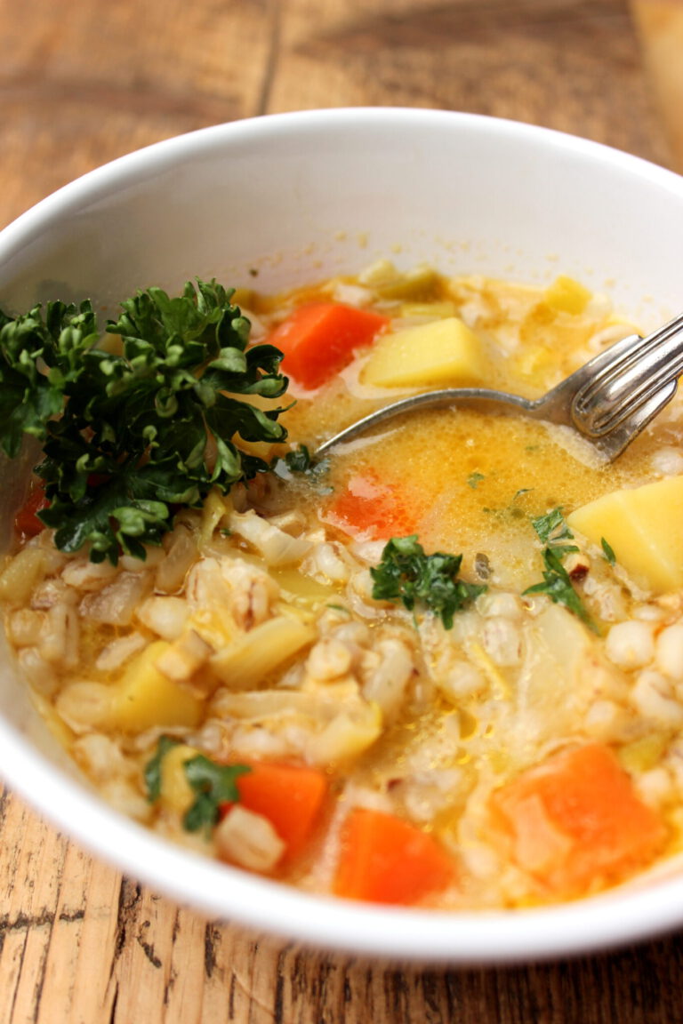 Bündner Gerstensuppe - der Klassiker in veganer Variante