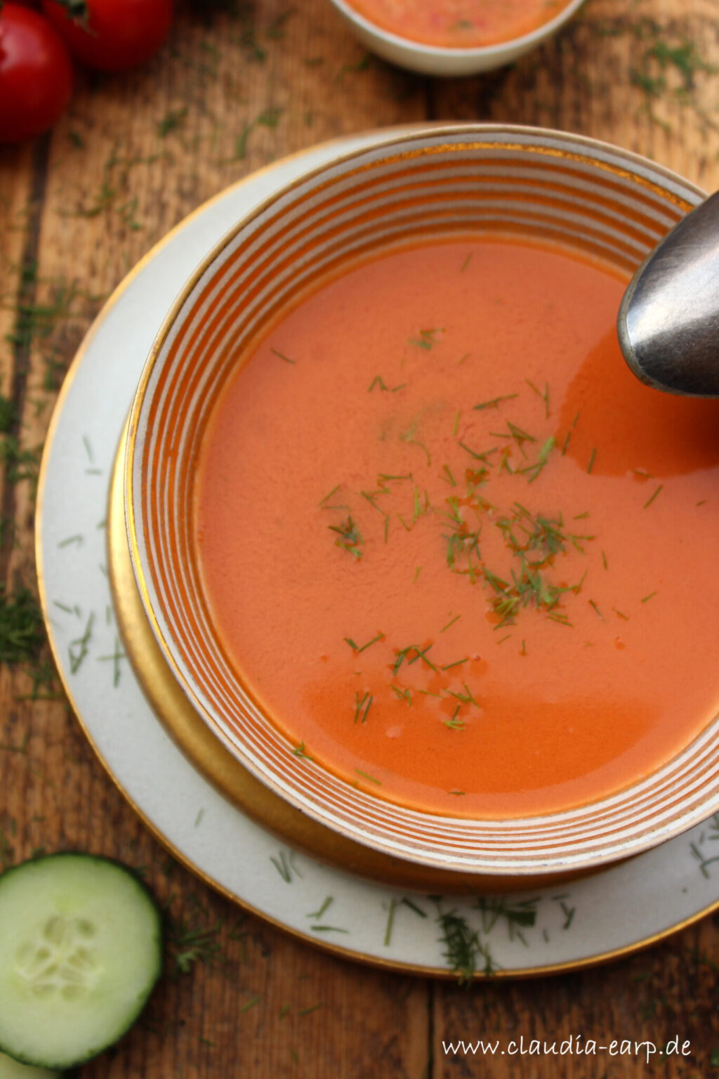 Kalte Suppe für heiße Tage: andalusische Gazpacho