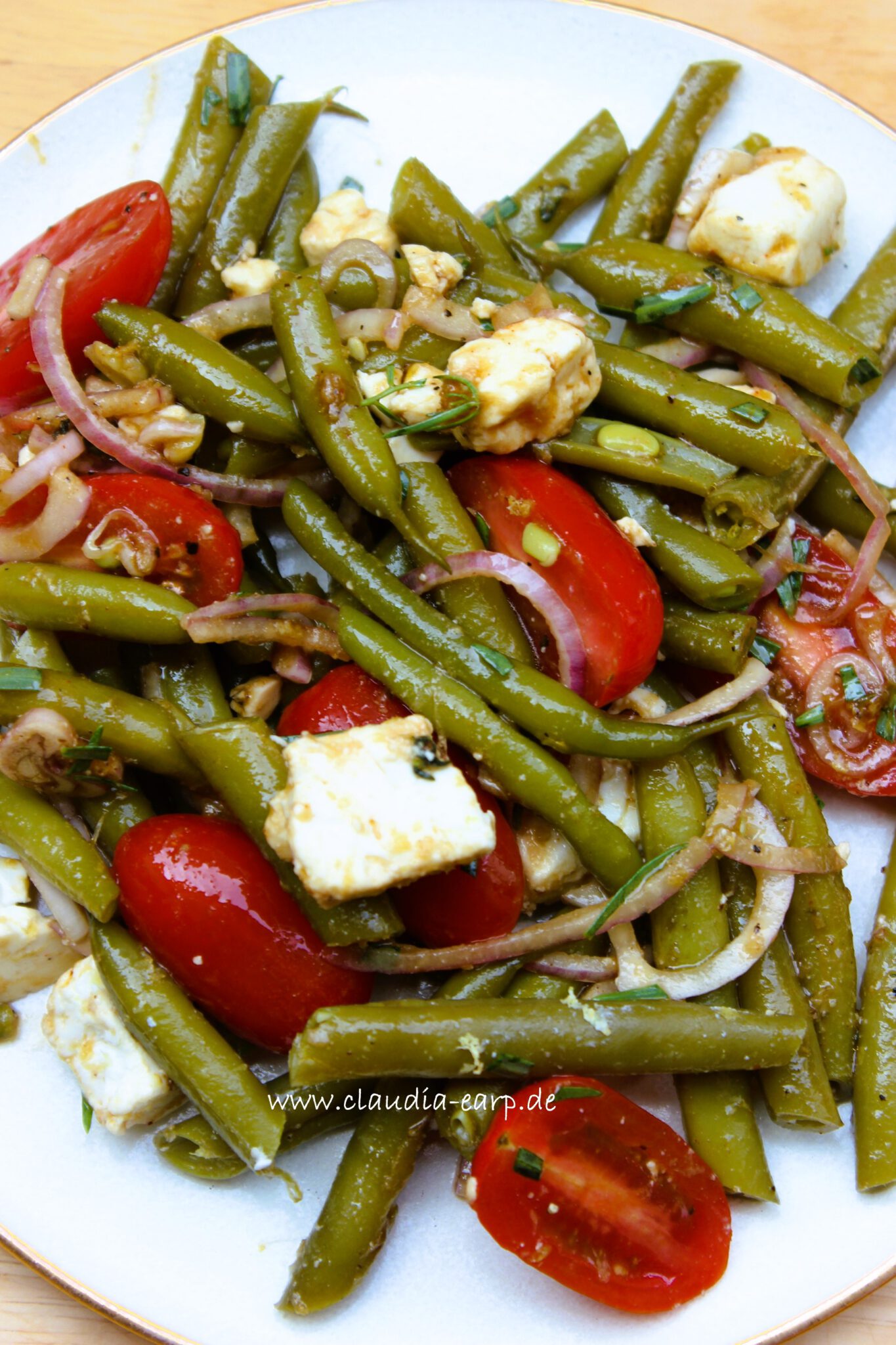 Bohnen Salat Mit Feta